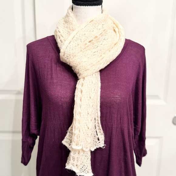 Miss Sixty | Accessories | Vintage Cream Ivory Knit Scarf By Miss Sixty ...